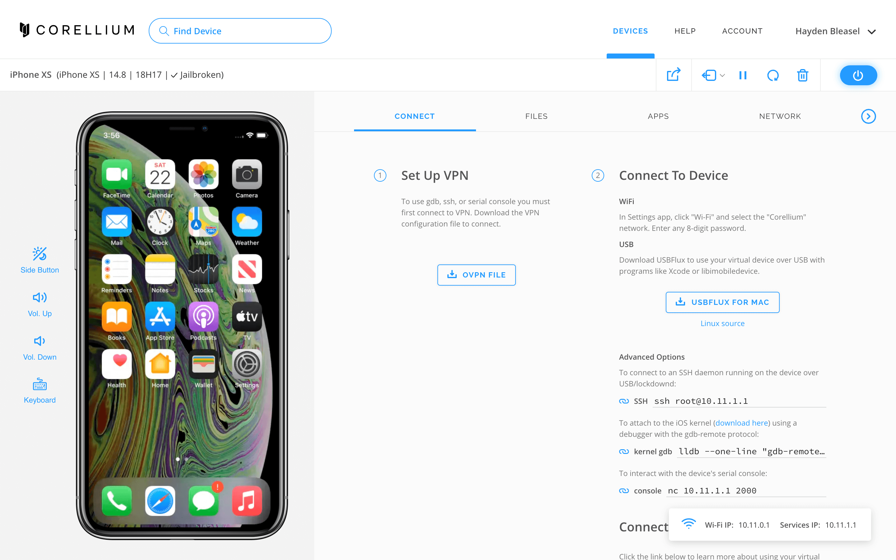 Corellium Virtual Hardware | Corellium